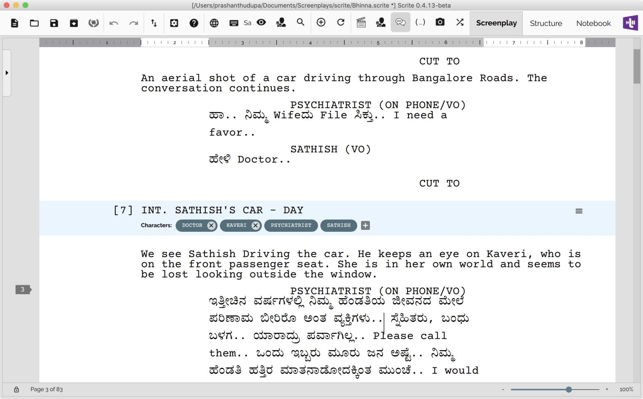 Custom Fonts » Scrite