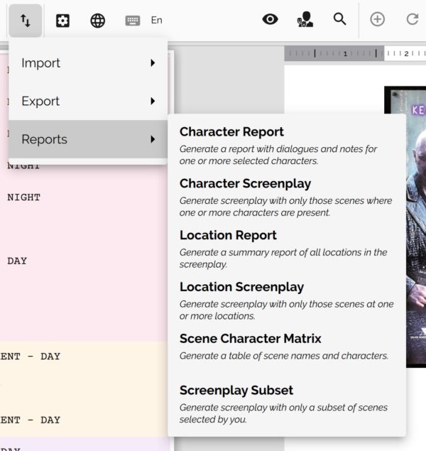 New Reports » Scrite