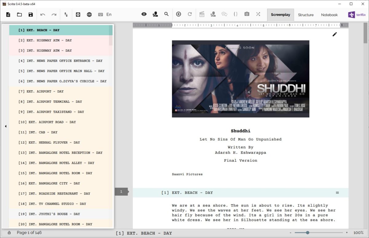 Cover Page Photo » Scrite