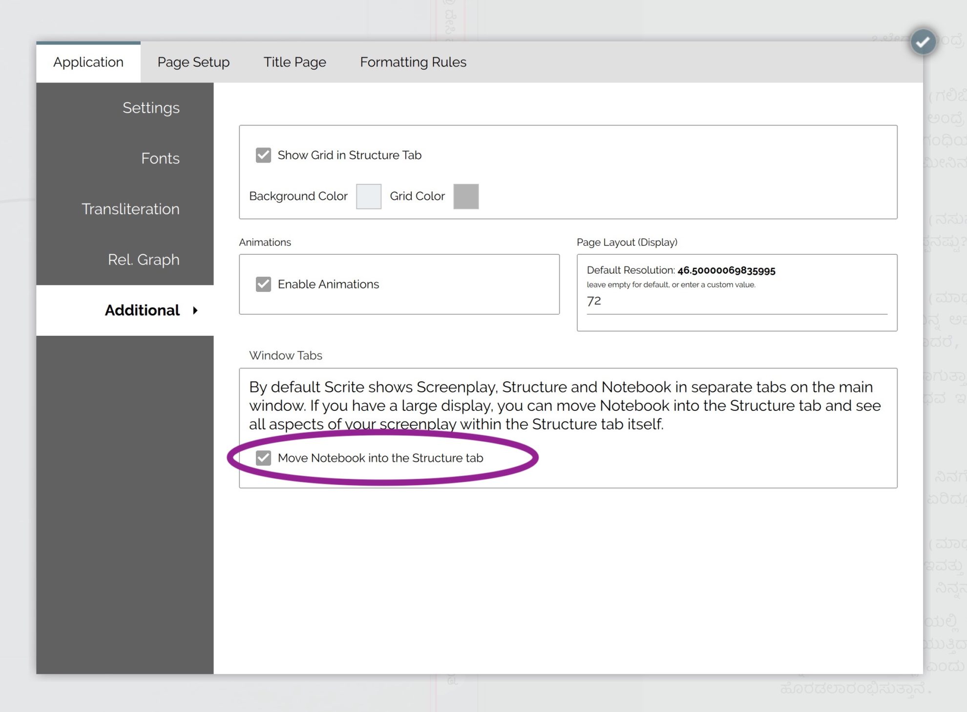 Screenplay IDE » Scrite