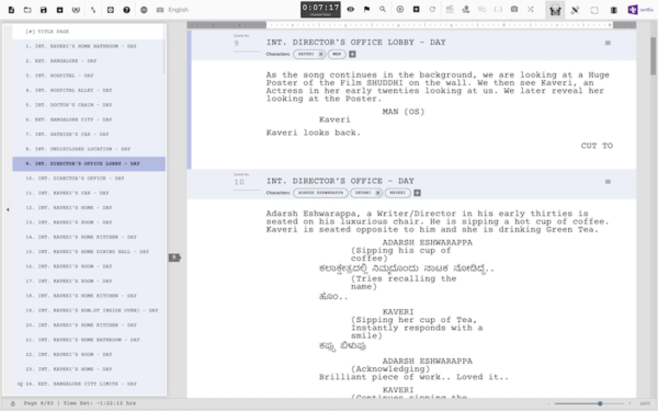 Write Your Next Blockbuster On Scrite » Scrite