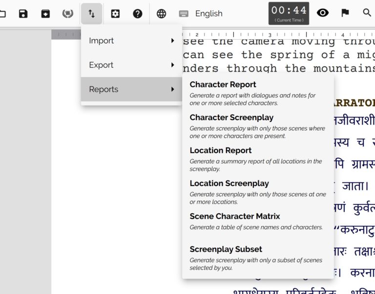Write Your Next Blockbuster On Scrite » Scrite