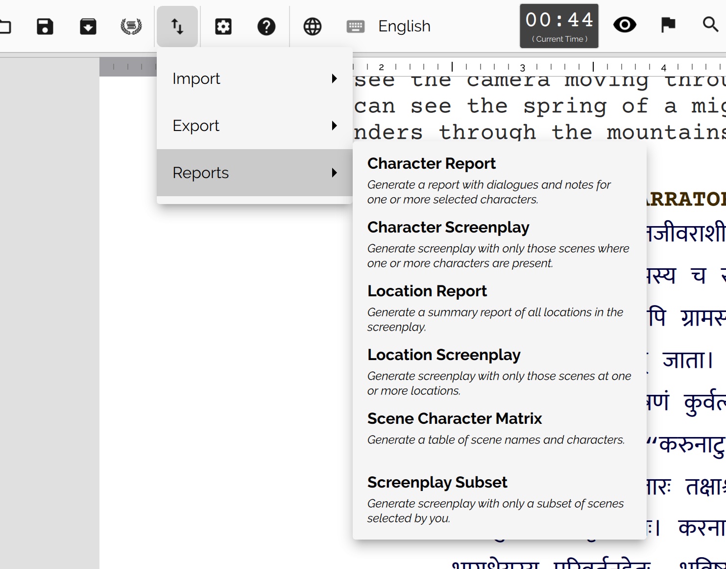 Write Your Next Blockbuster On Scrite » Scrite