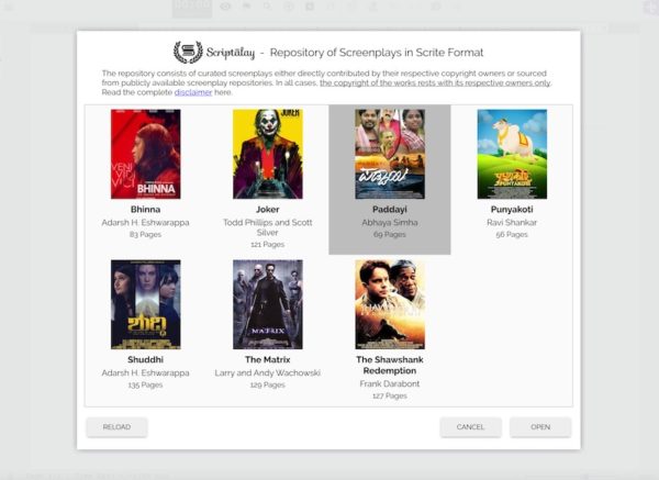 Write Your Next Blockbuster On Scrite » Scrite