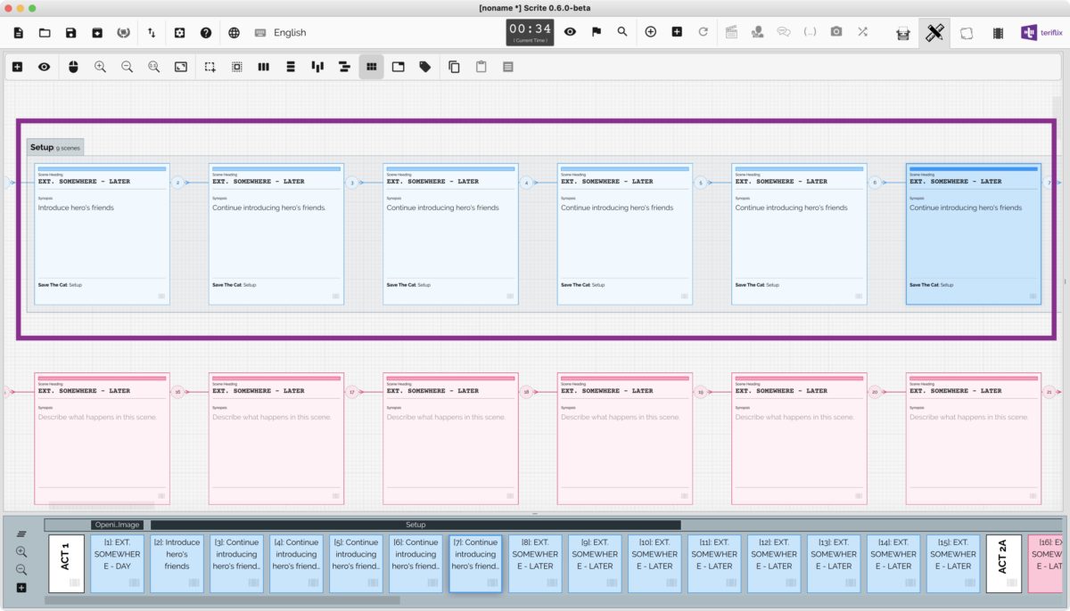 Stacking Index Cards » Scrite