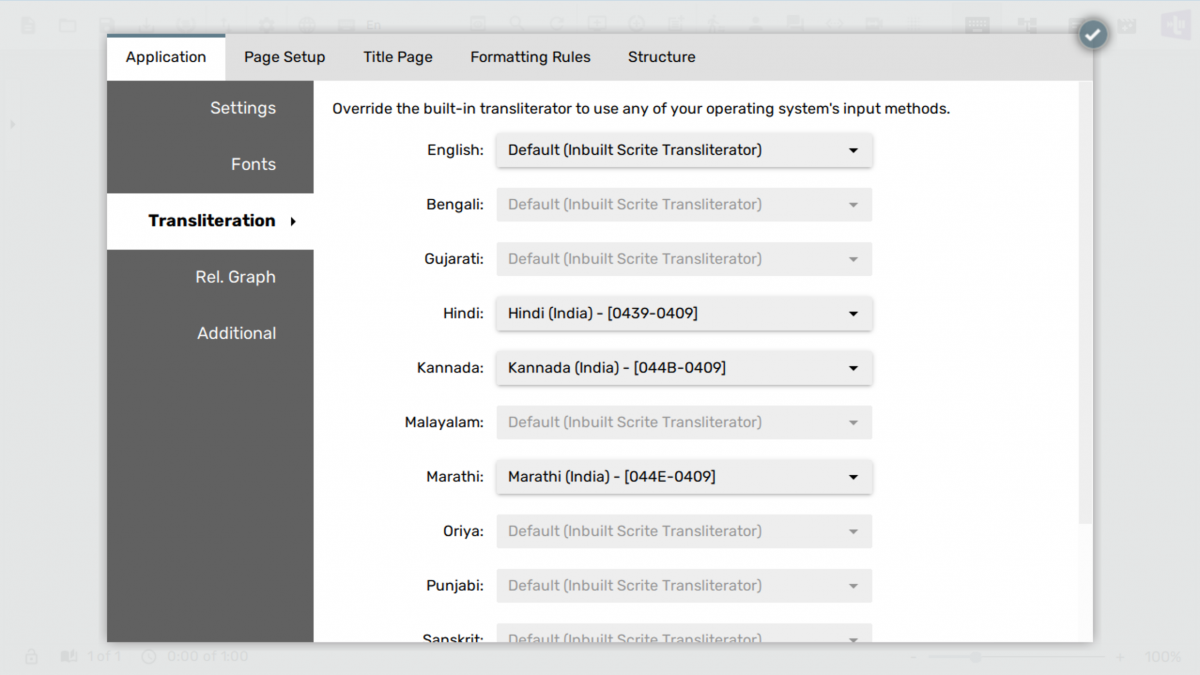 Typing In Multiple Languages » Scrite