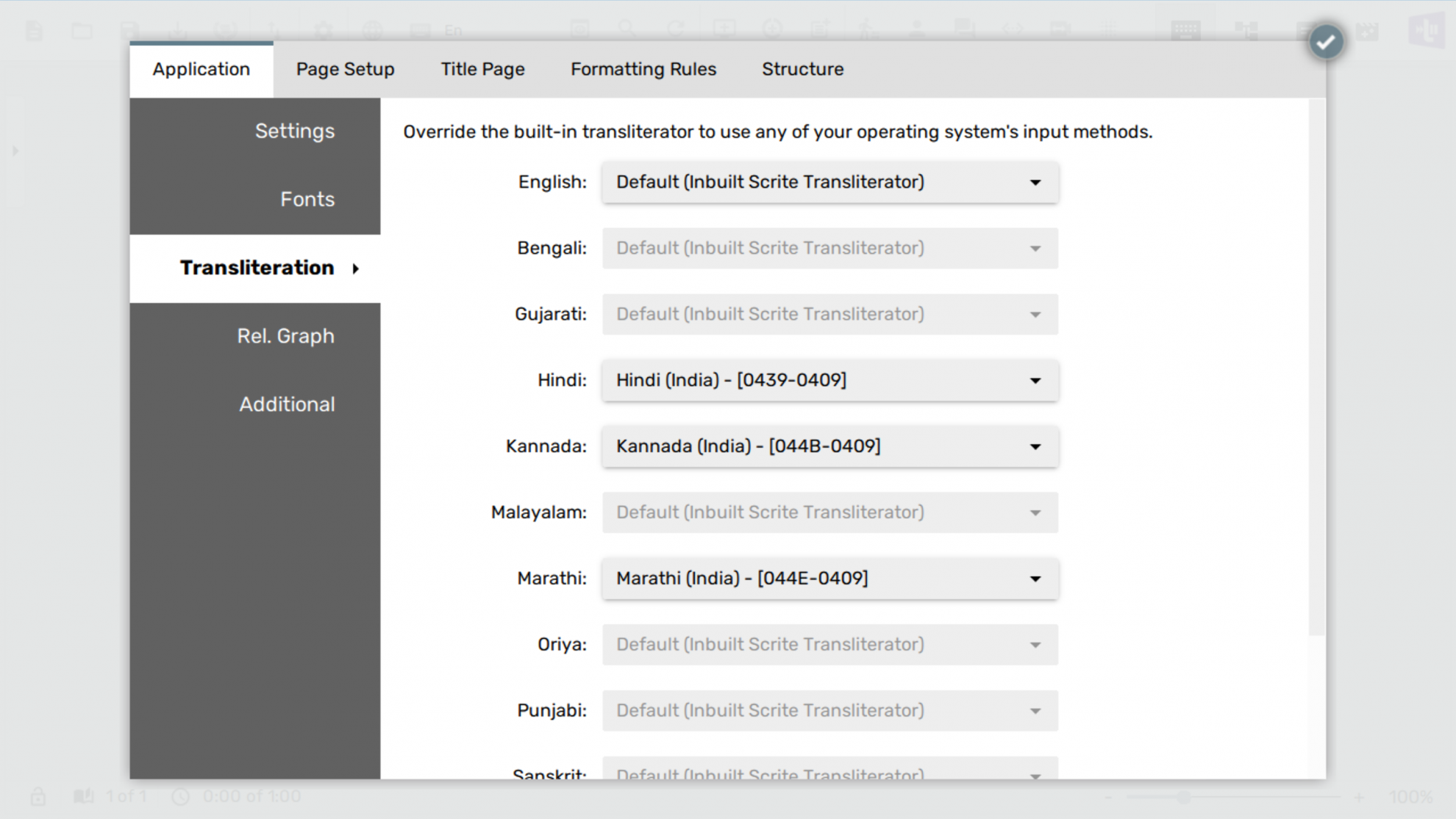 Typing In Multiple Languages » Scrite