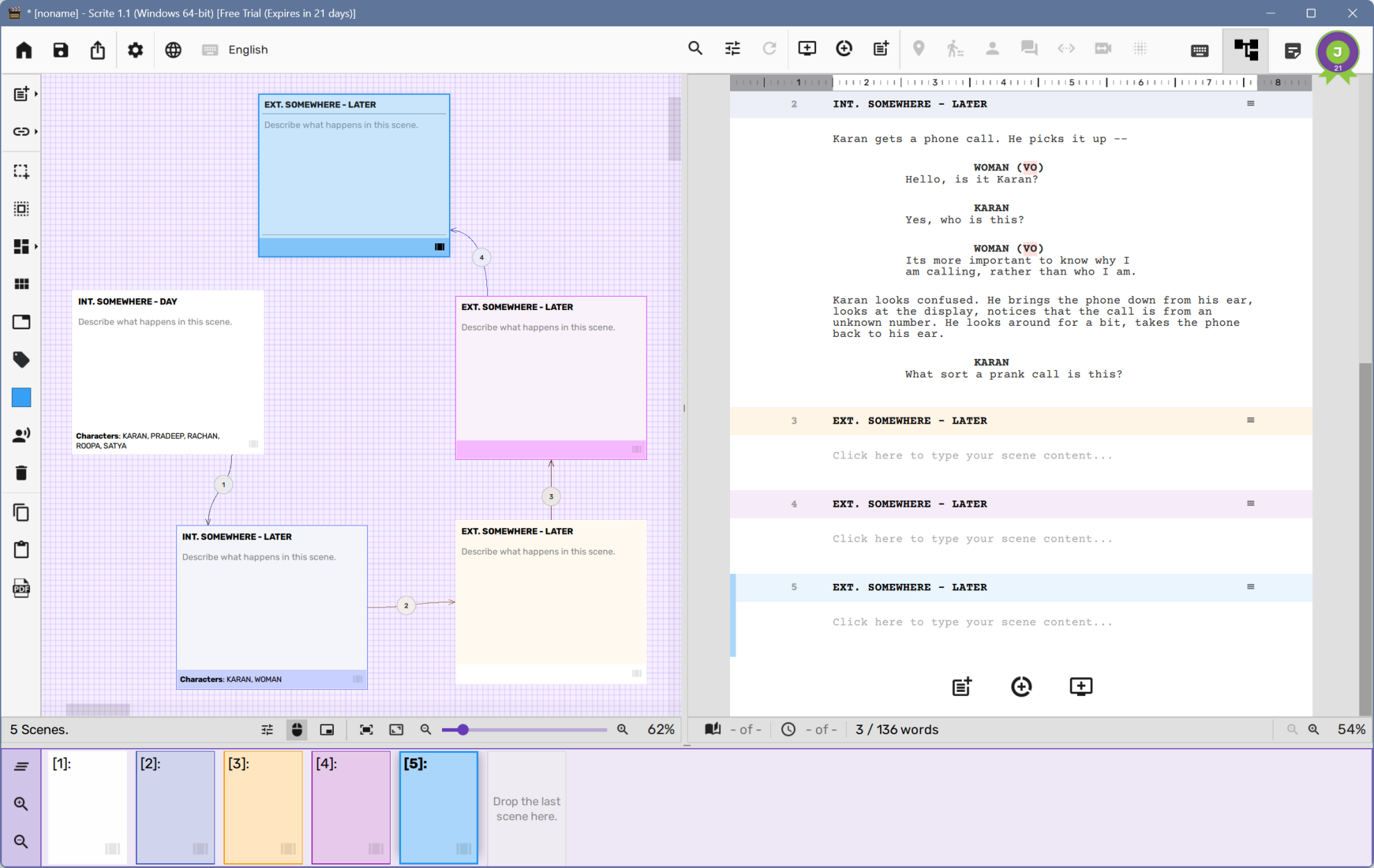 Using The Structure Tab » Scrite