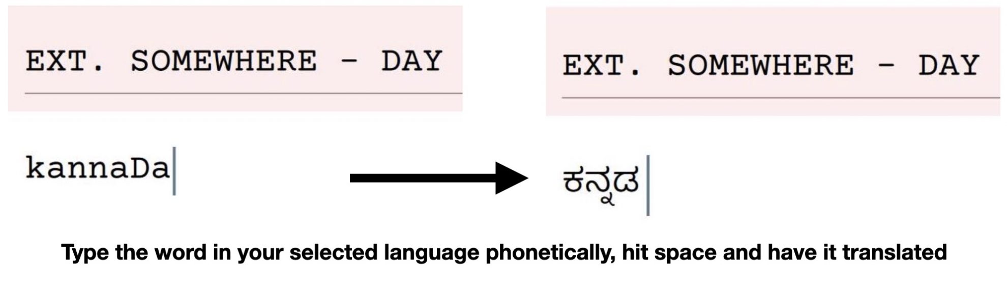 Typing In Multiple Languages » Scrite