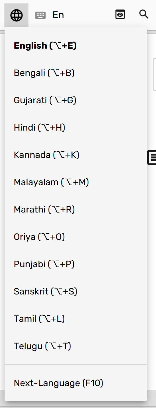 Typing In Multiple Languages » Scrite