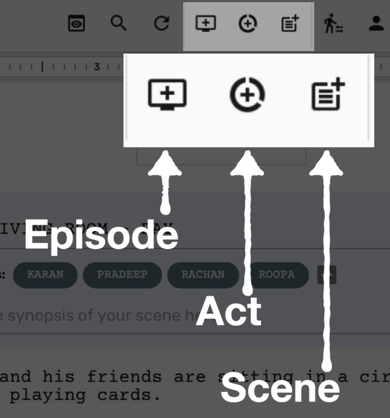 Advanced Structuring Tools » Scrite