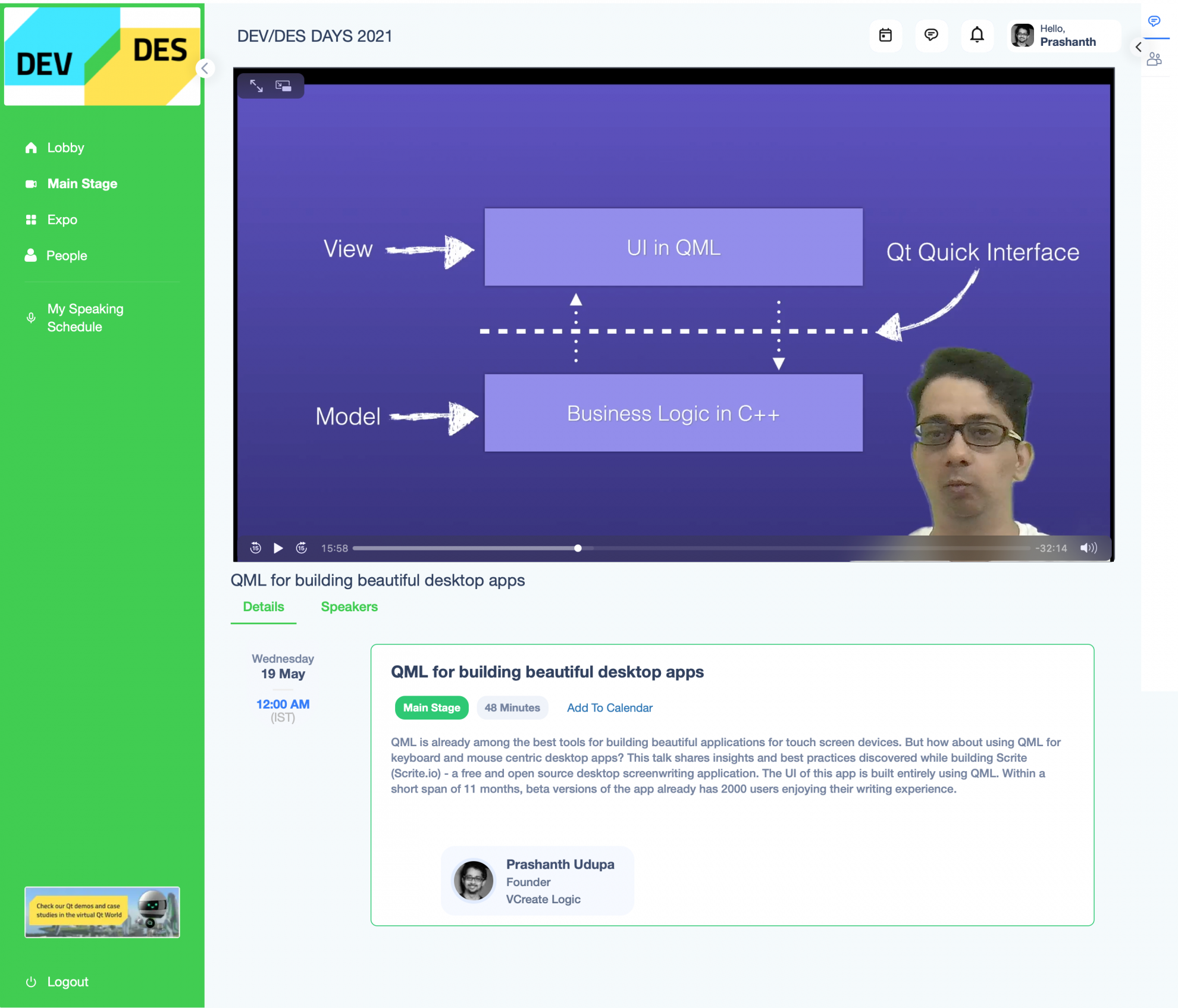 Desktop Apps Using QML - Presented @ QtDevDesDays 2021 » Scrite
