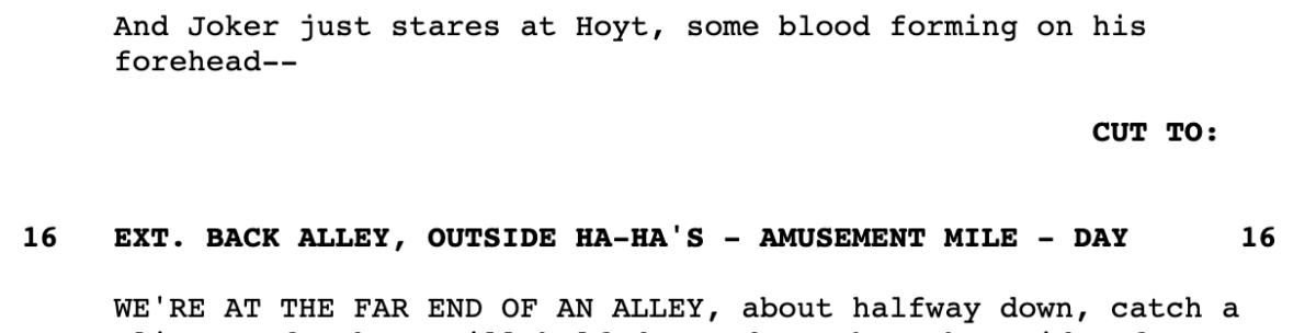 Screenplay Formatting: How to Write an Industry Standard Script » Scrite