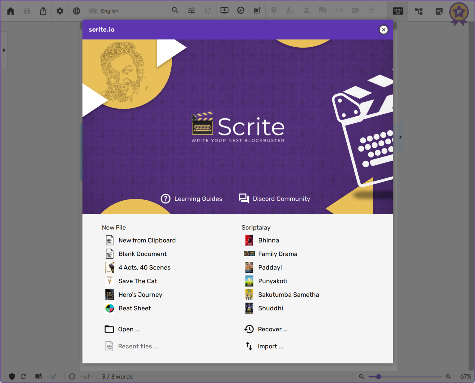 Version 1.0 Released » Scrite